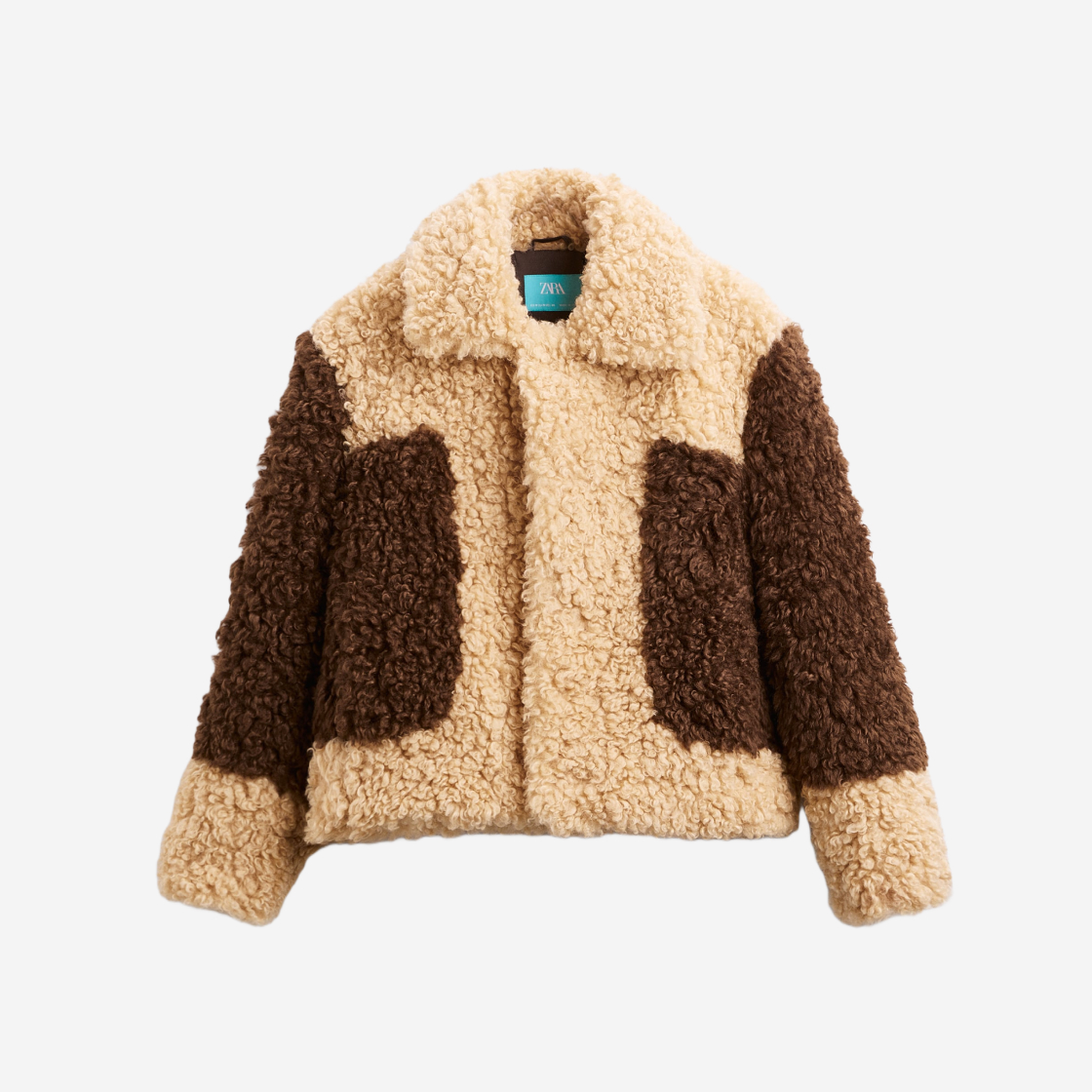 자라 x 해리 램버트 포우 퍼 자켓 브라운 | Zara | KREAM