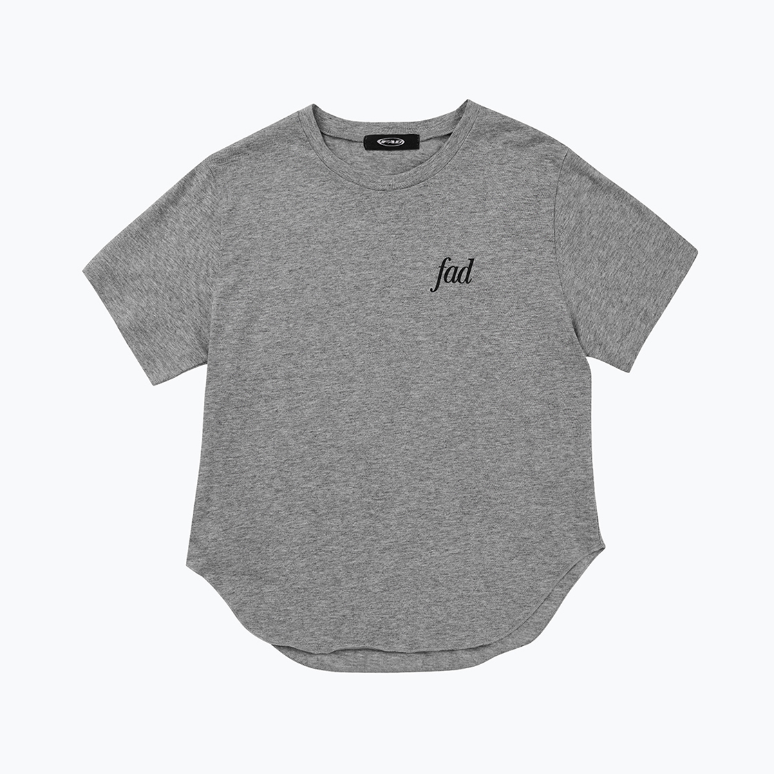 에프에이디 크롭 티셔츠 멜란지 | FAD | KREAM