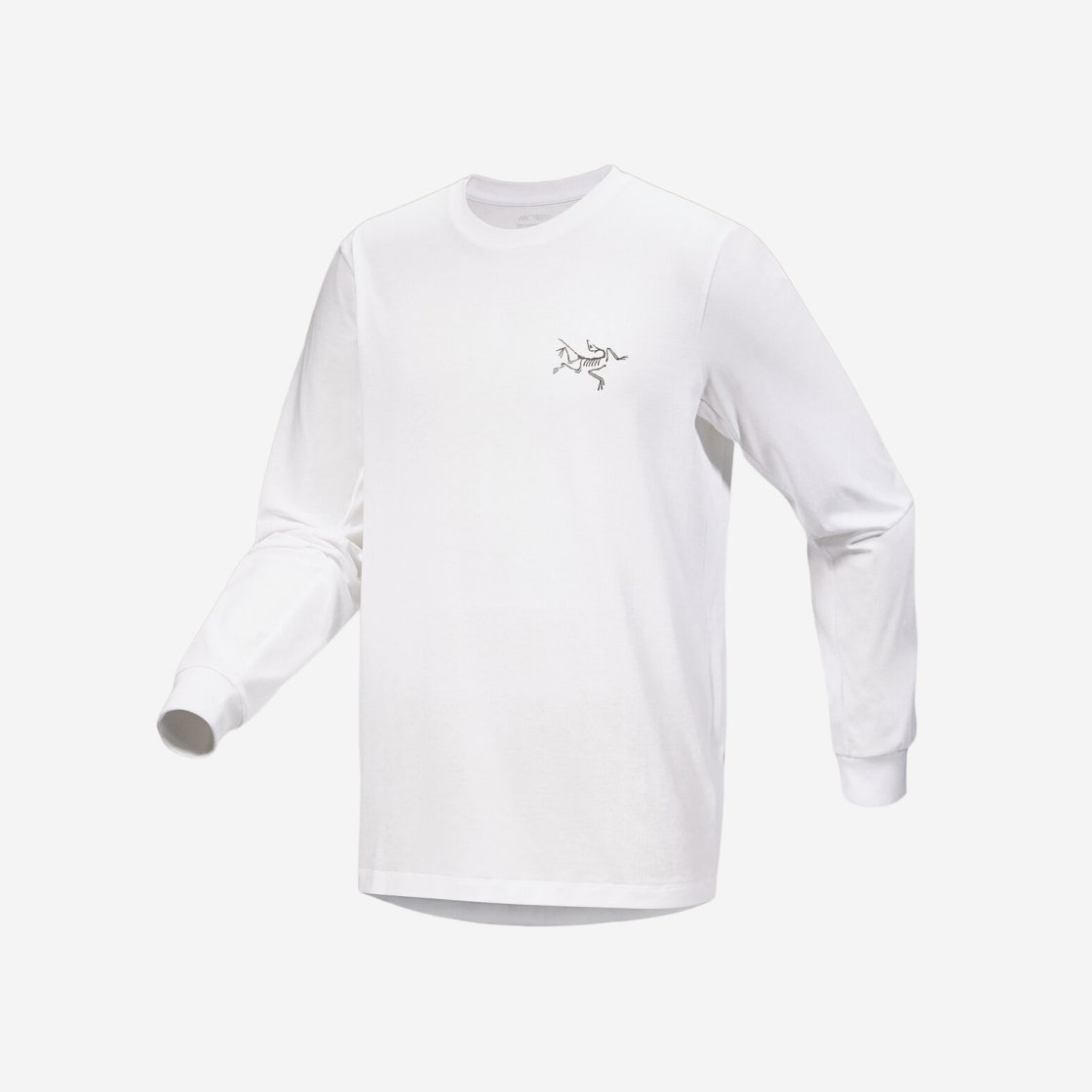 아크테릭스 아크멀티 버드 로고 롱슬리브 티셔츠 화이트 라이트 | Arc'teryx | KREAM