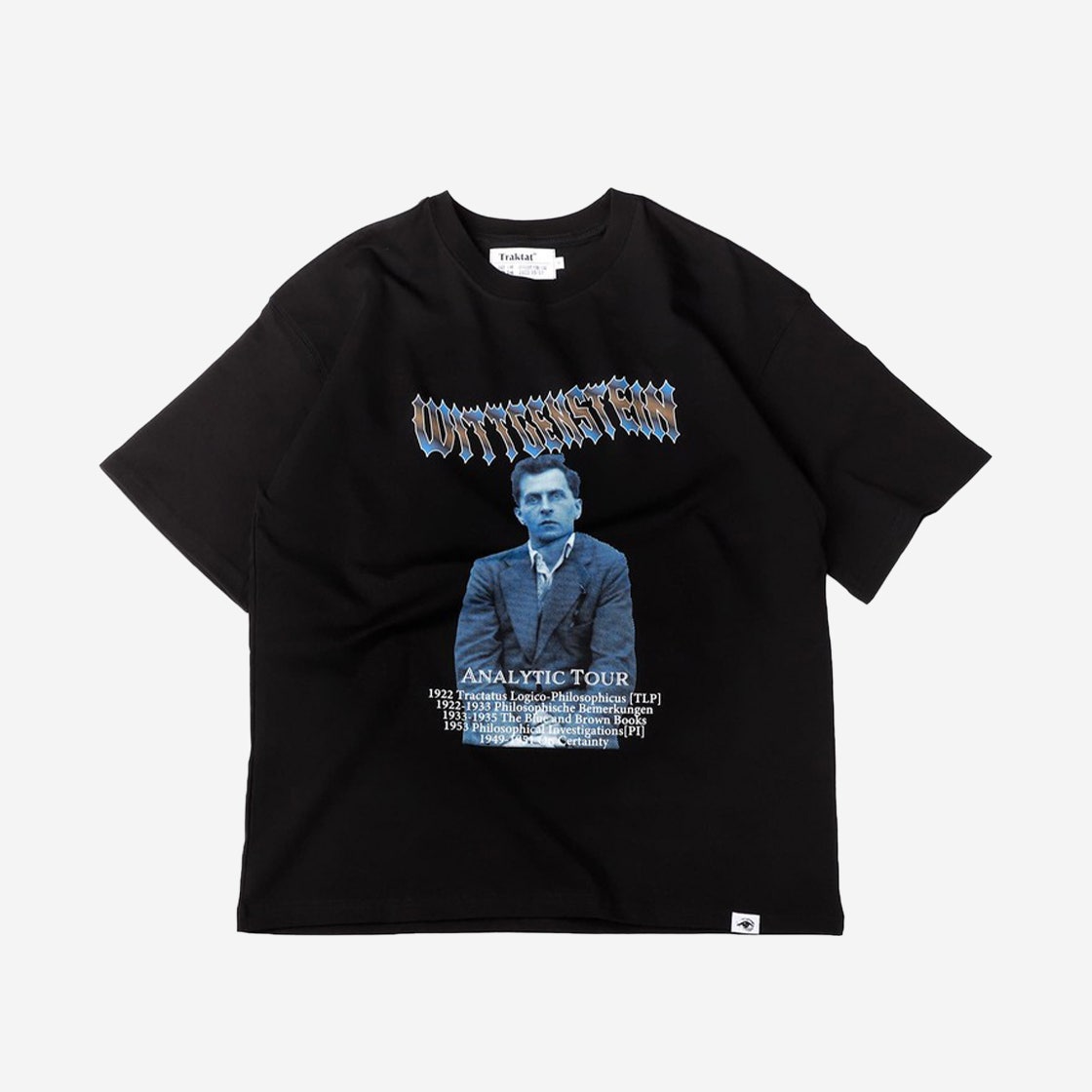 트락타트 비트겐슈타인 분석 투어 티셔츠 블랙 | Traktat | KREAM