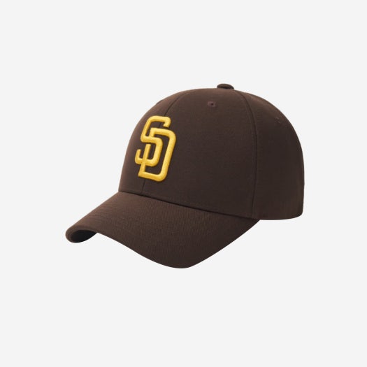 MLB 서울 시리즈 베이직 듀얼 로고 언스트럭쳐 볼캡 LA SD 라이트 그레이 | MLB | KREAM