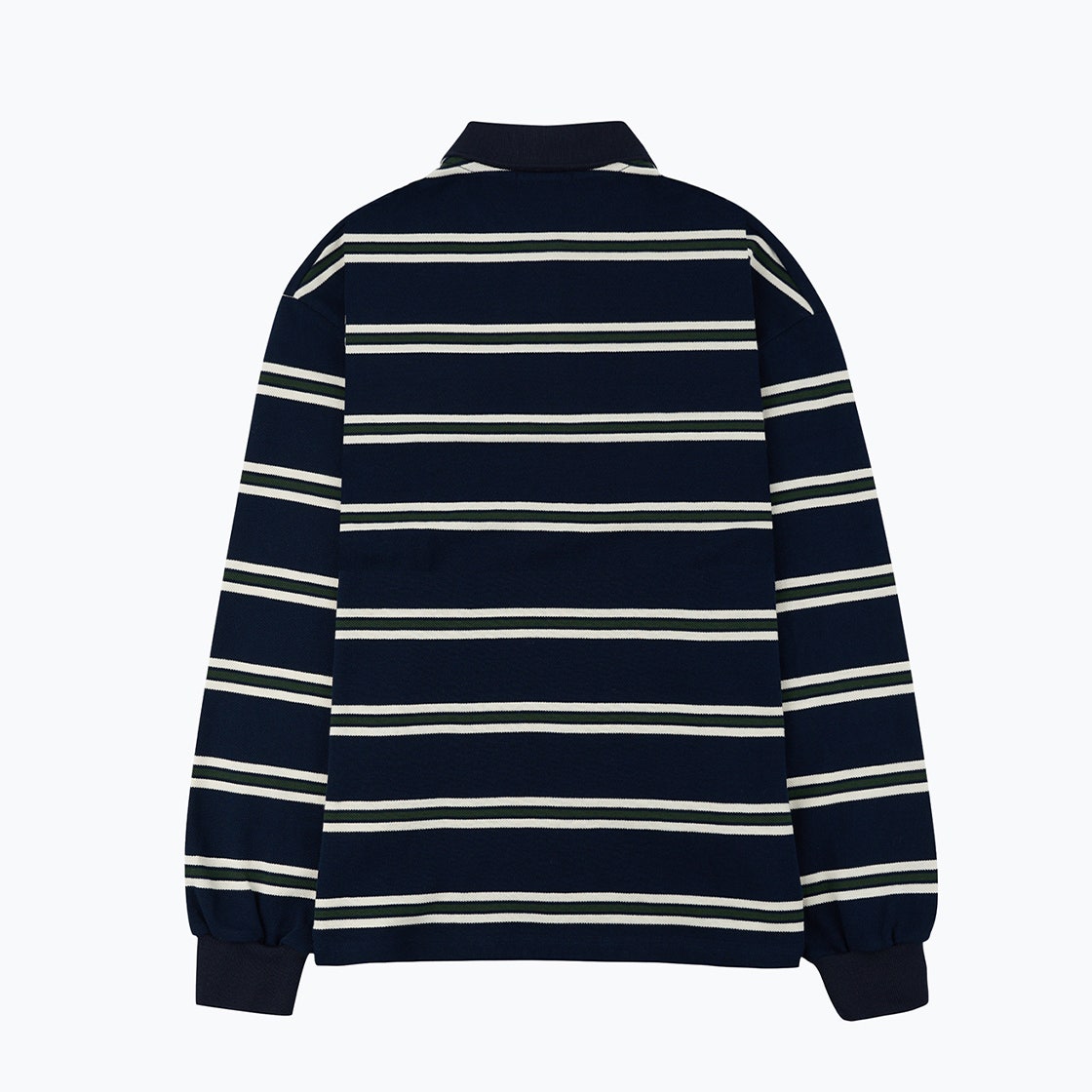 에프에이디 스트라이프 피케 셔츠 네이비 | FAD | KREAM