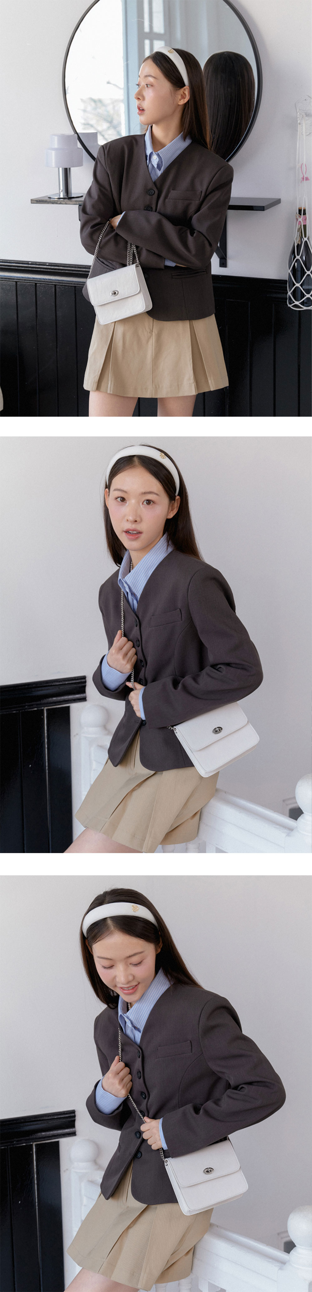 아노에틱 ANC 클래식 크링클 스퀘어 백 아이보리 | ANOETIC | KREAM