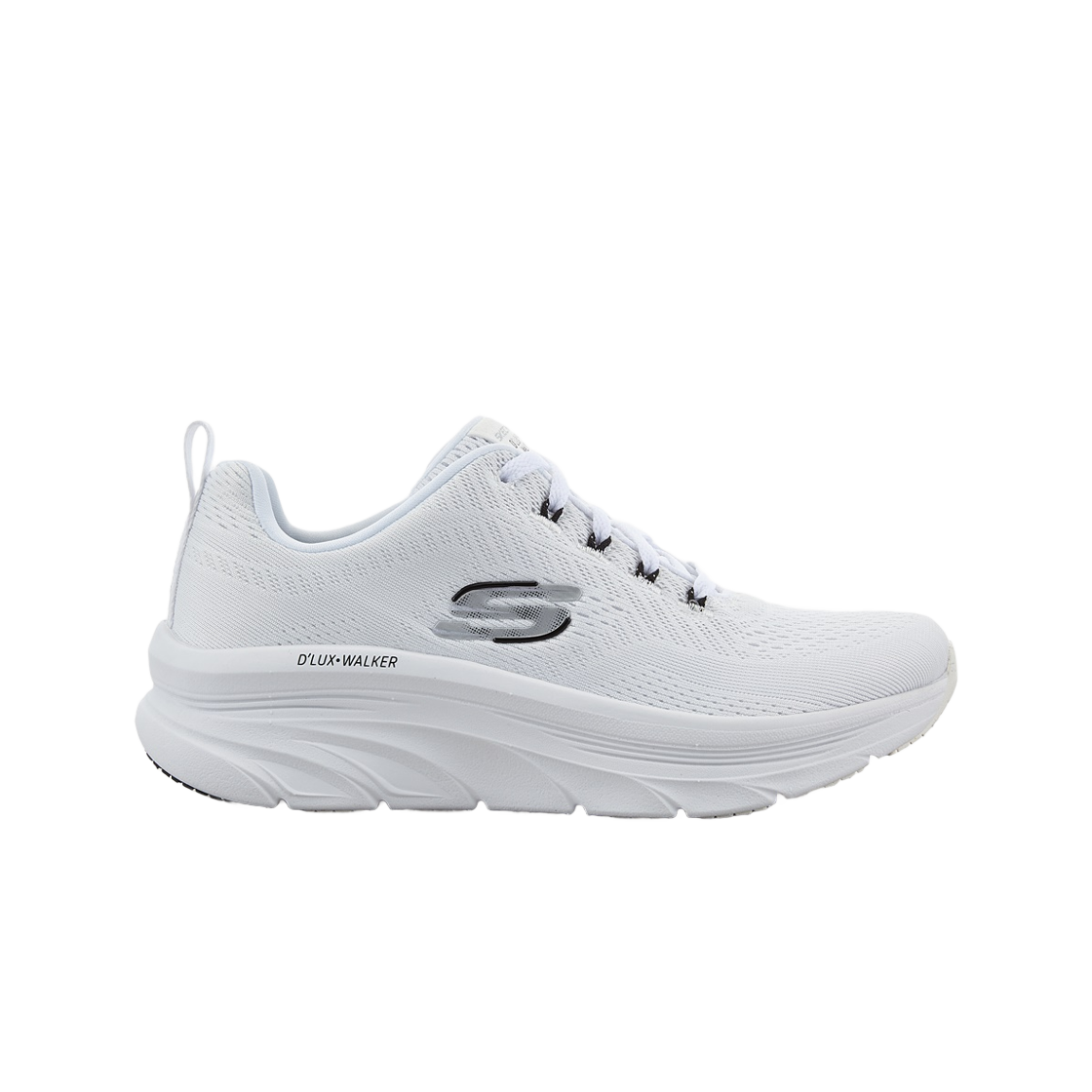 (W) 스케쳐스 디럭스 워커 화이트 블랙 | Skechers | KREAM