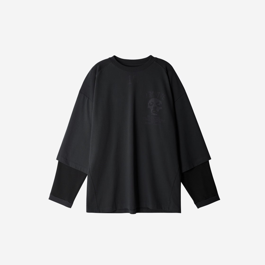 이티씨이 아카이브 와플 레이어드 롱슬리브 차콜 | ETCE | KREAM