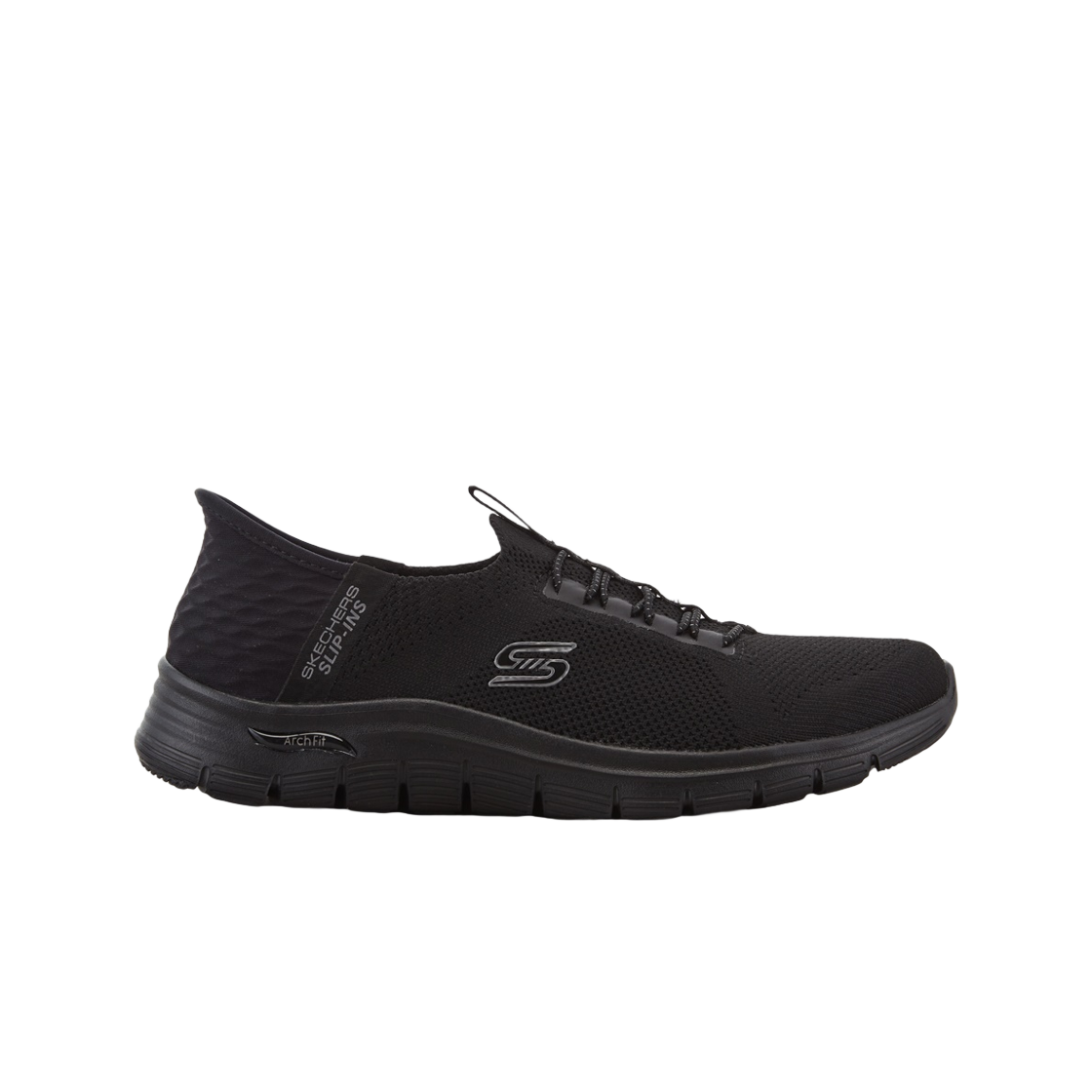 W 스케쳐스 아치핏 비스타 슬립인스 블랙 Skechers Kream
