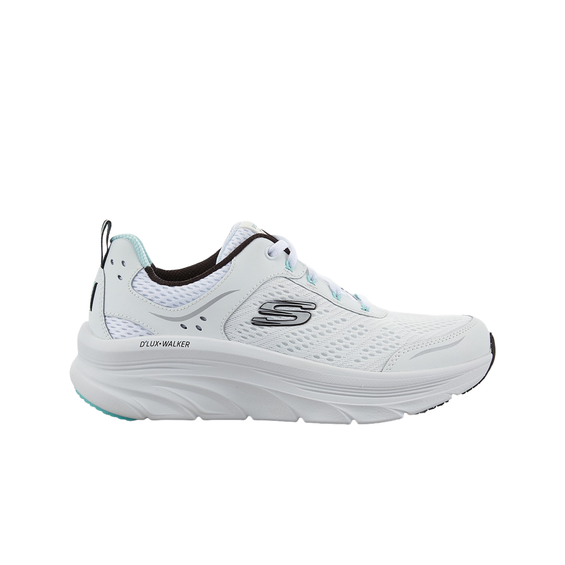 (W) 스케쳐스 디럭스 워커 화이트 블랙 | Skechers | KREAM
