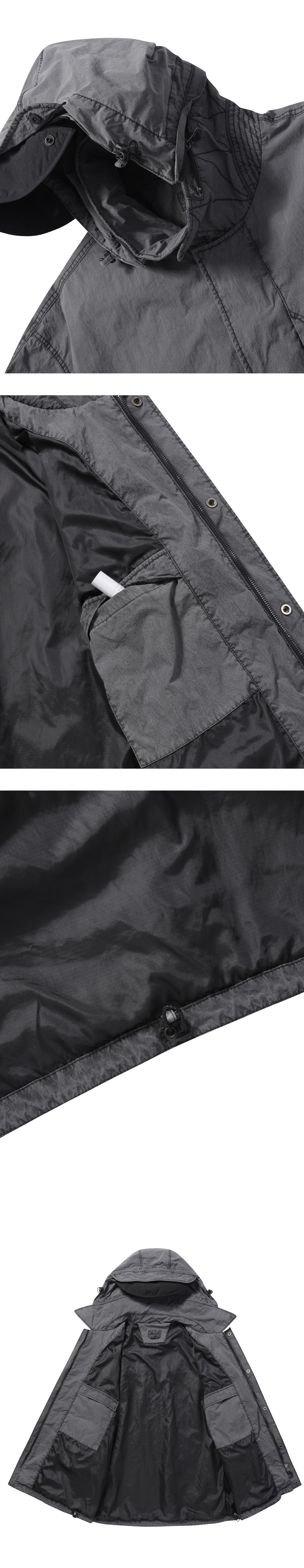 루트파인더 x 시리즈 옵스큐라 점퍼 차콜 | Rootfinder | KREAM