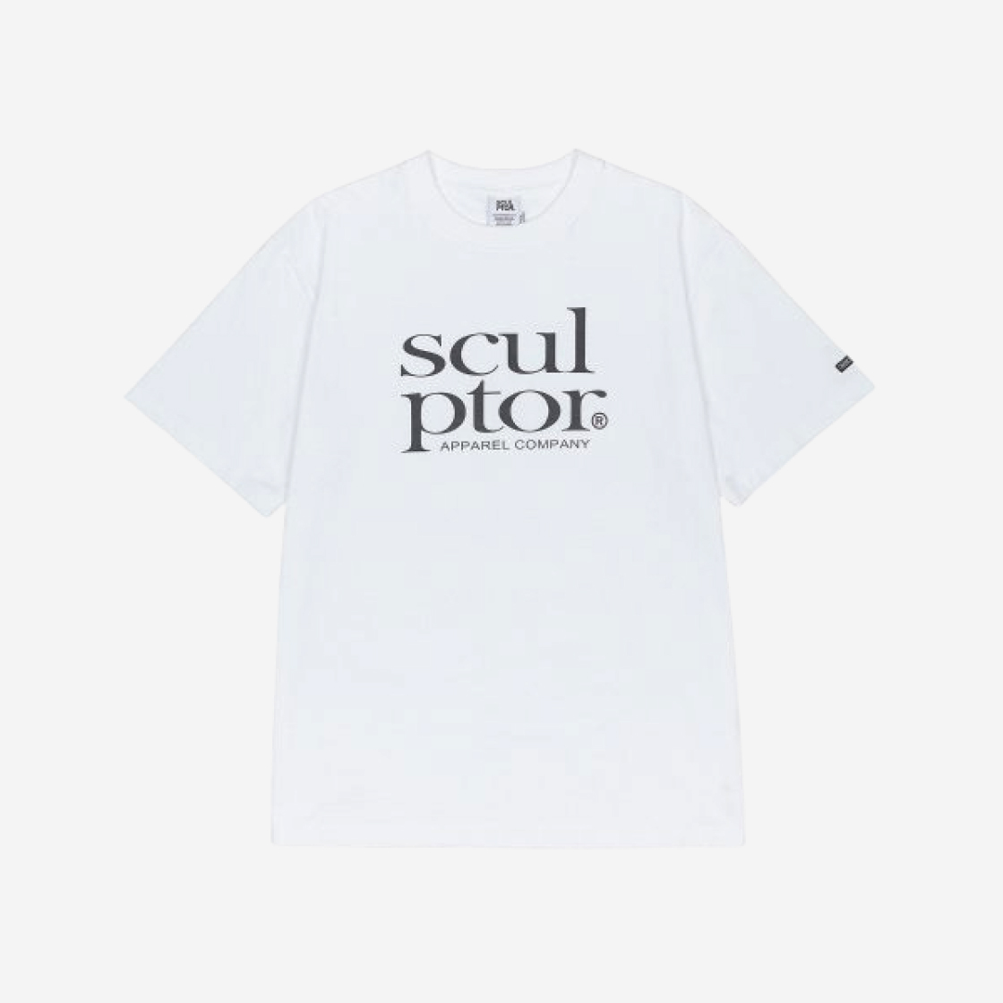 스컬프터 레트로 로고 박시 티셔츠 화이트 | Sculptor | KREAM