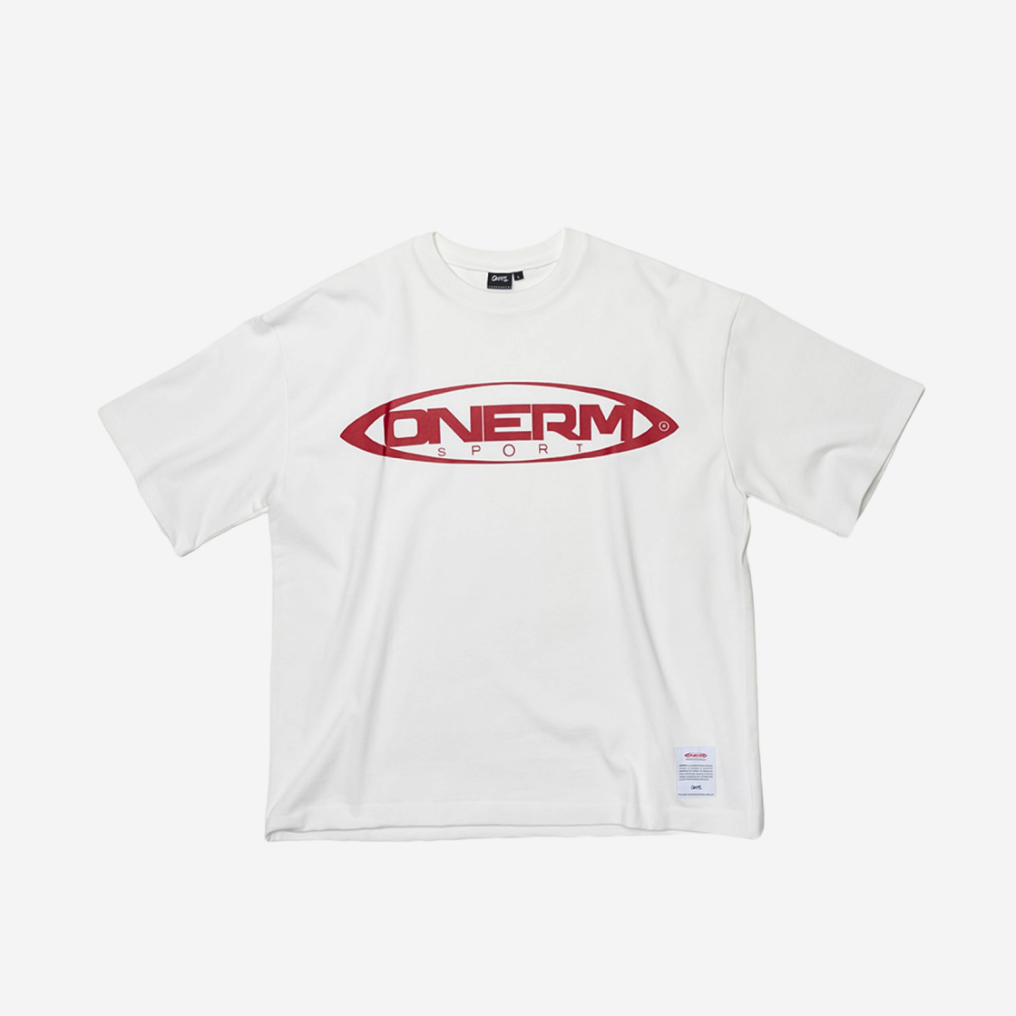 원알엠 파나타 패러디 오버핏 티셔츠 오프 화이트 | ONERM | KREAM