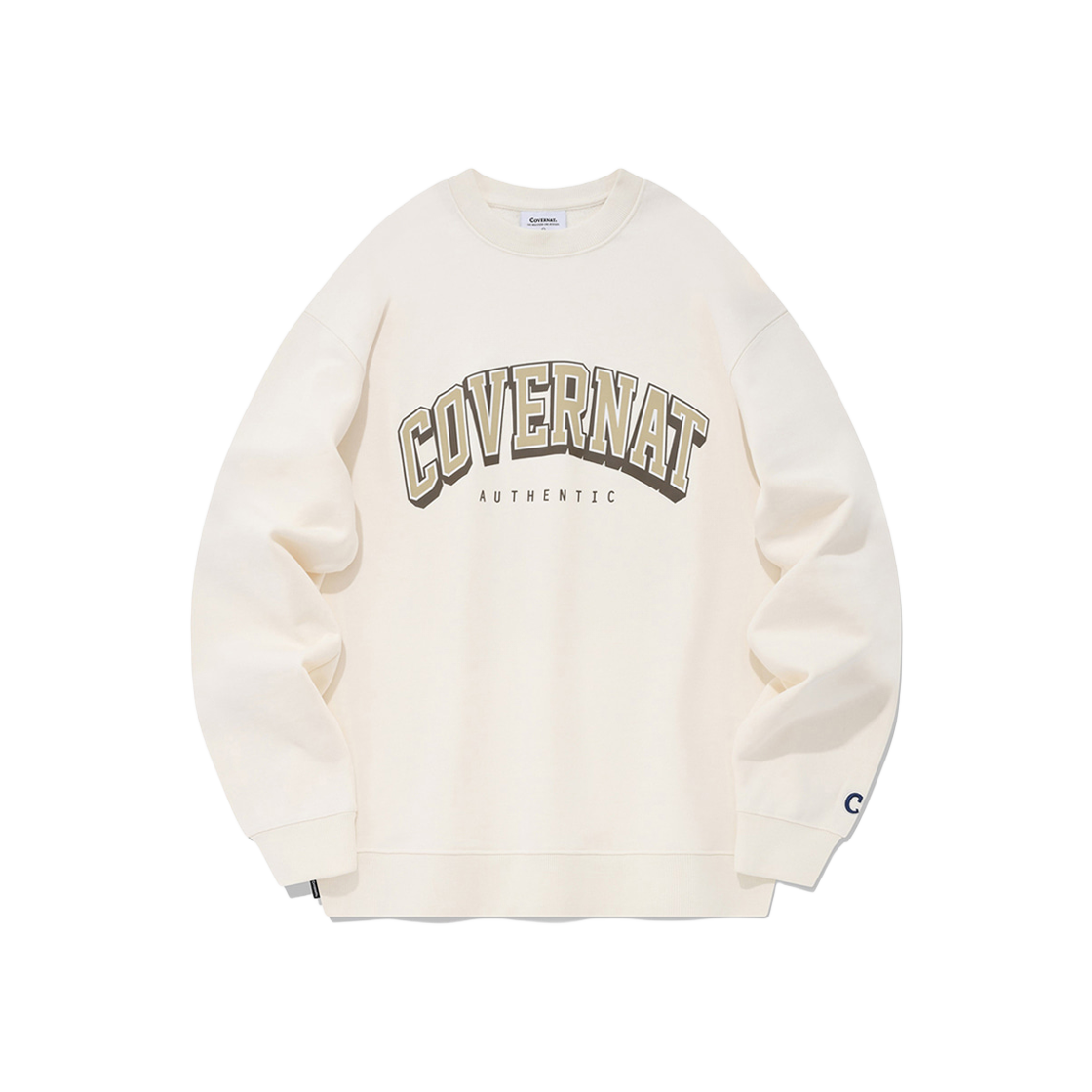 커버낫 아치 로고 스웨트셔츠 에크루 | COVERNAT | KREAM