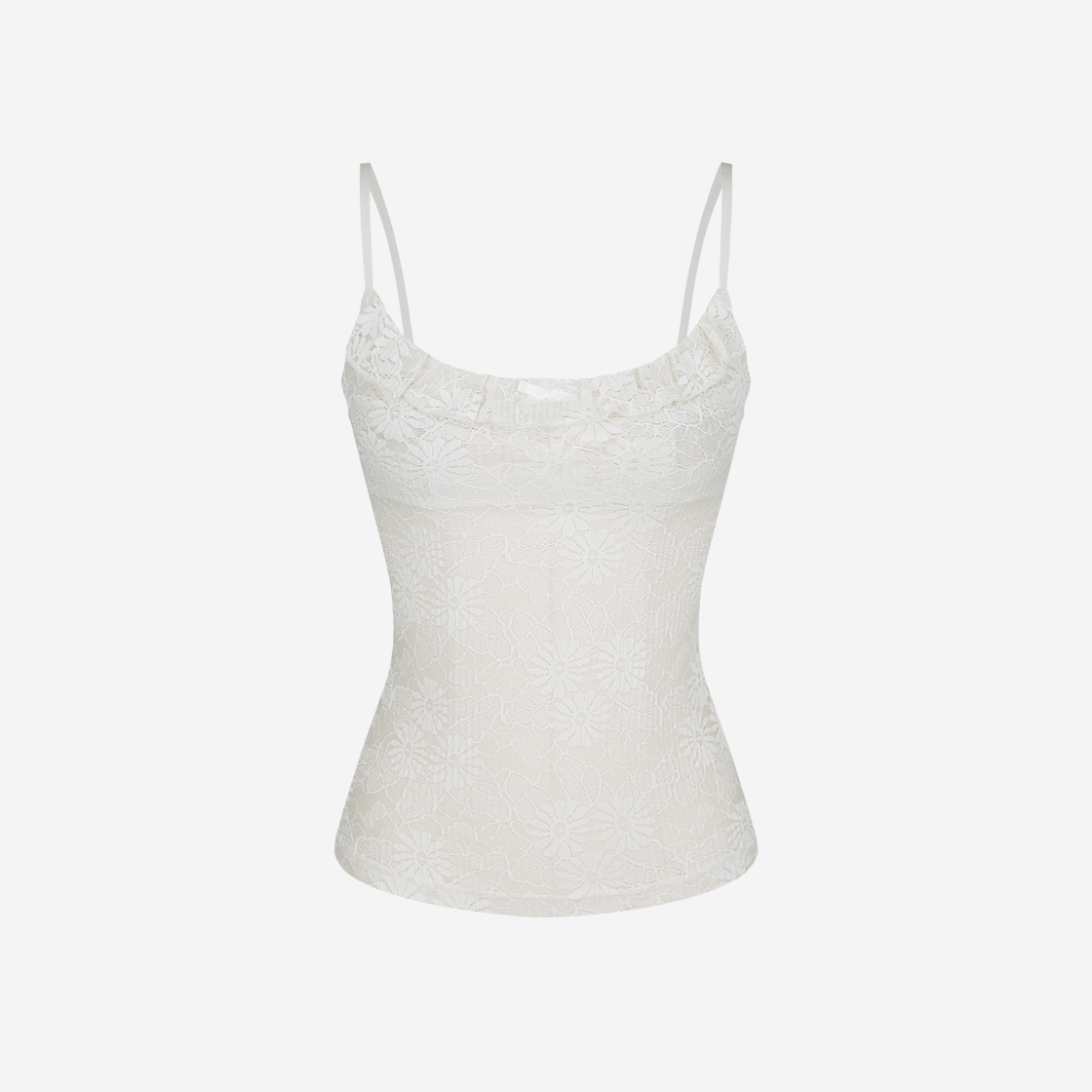 카시코 레이스 시스루 탑 아이보리 | Kashiko | KREAM