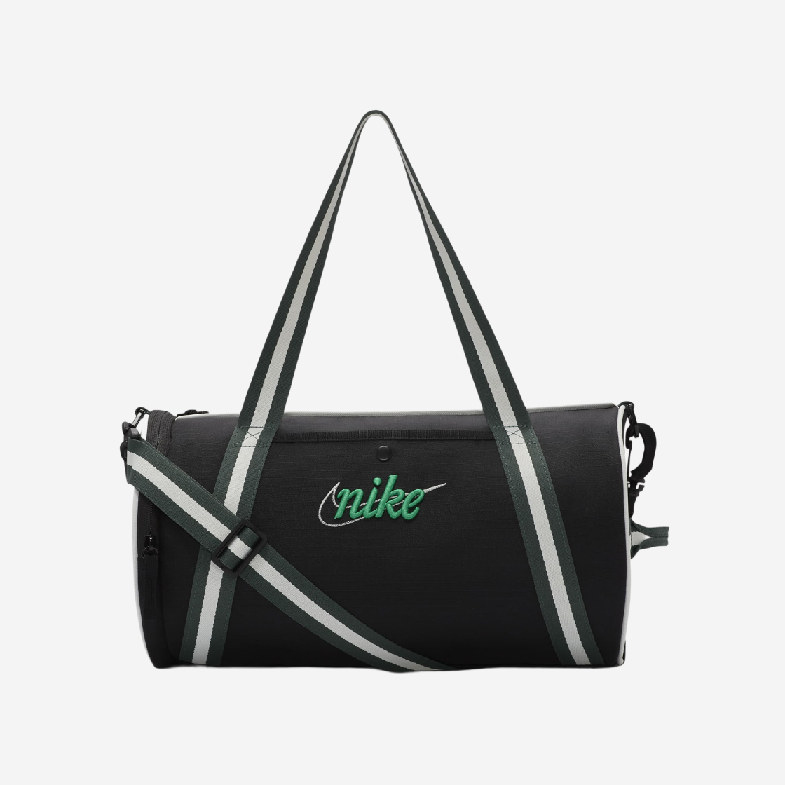 나이키 헤리티지 레트로 더플백 13L 블랙 빈티지 그린 | Nike | KREAM