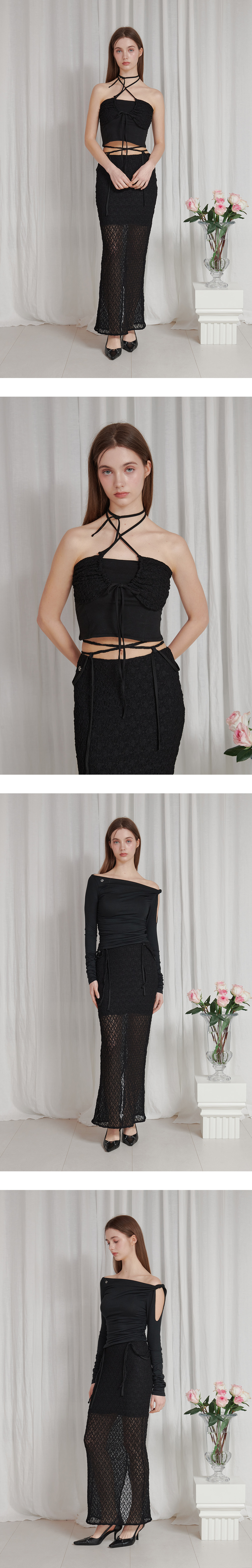 페인오어플레져 클레어 스커트 블랙 | PAIN OR PLEASURE | KREAM