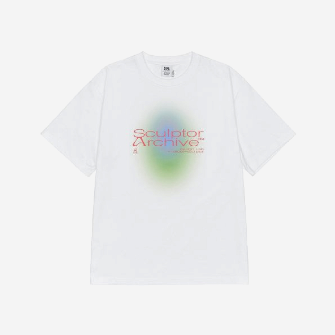 스컬프터 컬러 로고 티셔츠 화이트 | Sculptor | KREAM