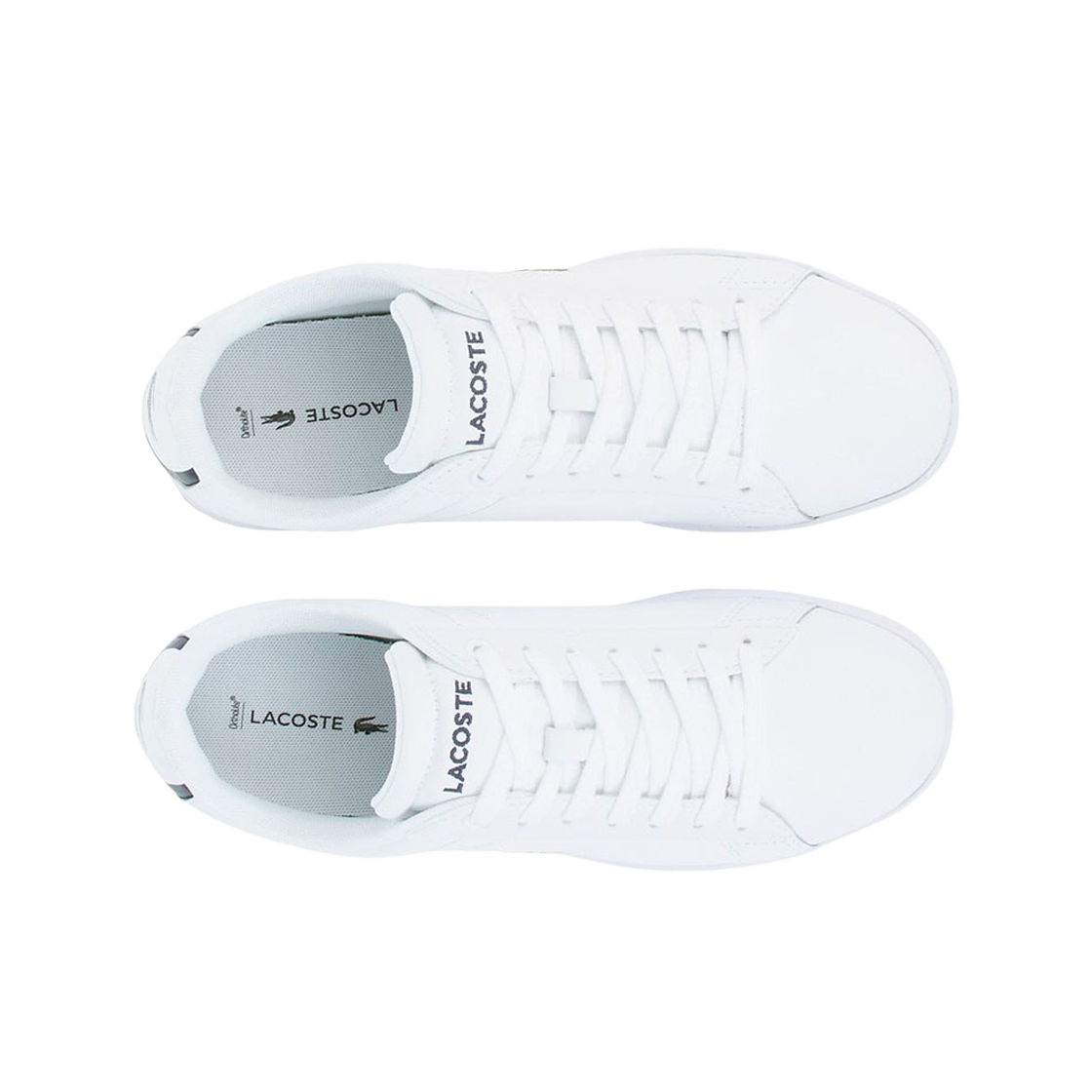 W 라코스테 카나비 에보 Bl 1 스니커즈 레더 앤 신세틱 화이트 Lacoste Kream