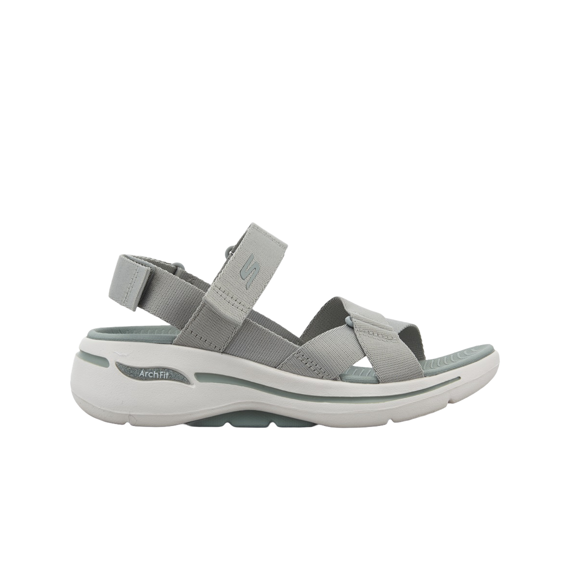 W 스케쳐스 고워크 아치핏 샌들 세이지 Skechers Kream