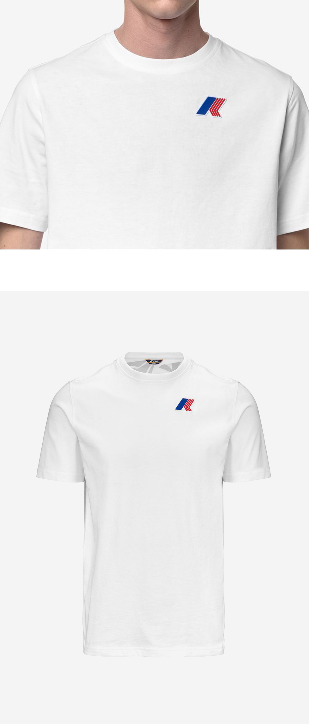 까웨 LF 심플 그래픽 티셔츠 화이트 | K-WAY | KREAM