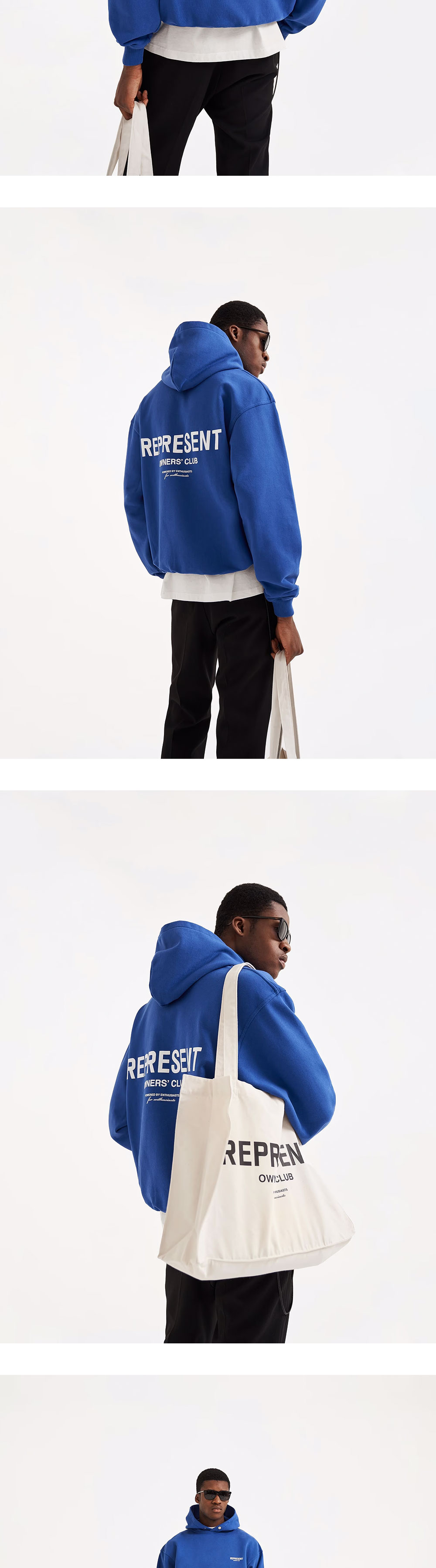 리프레젠트 오너스 클럽 후디 코발트 블루 | Represent | KREAM