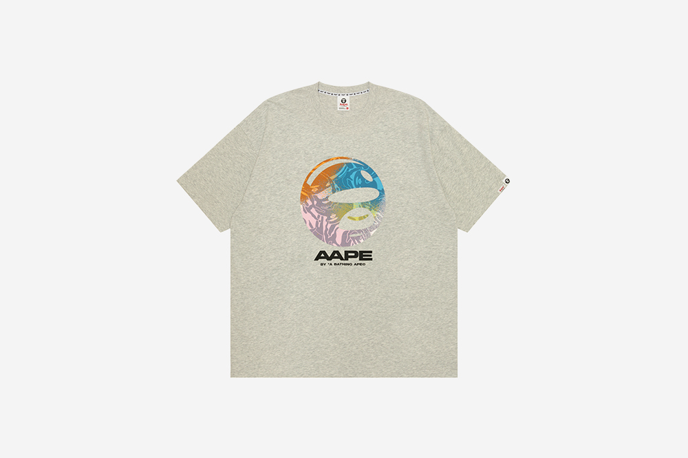 에이프 베이직 로고 티 헤더 화이트 | AAPE | KREAM