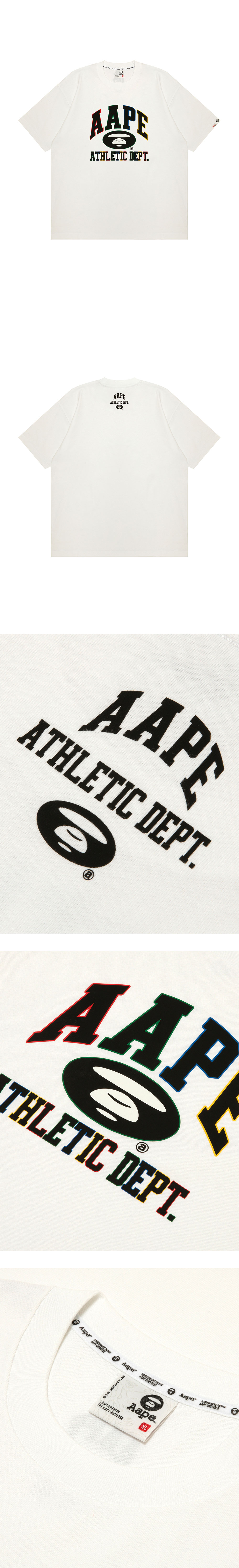 에이프 테마 티 화이트 | AAPE | KREAM