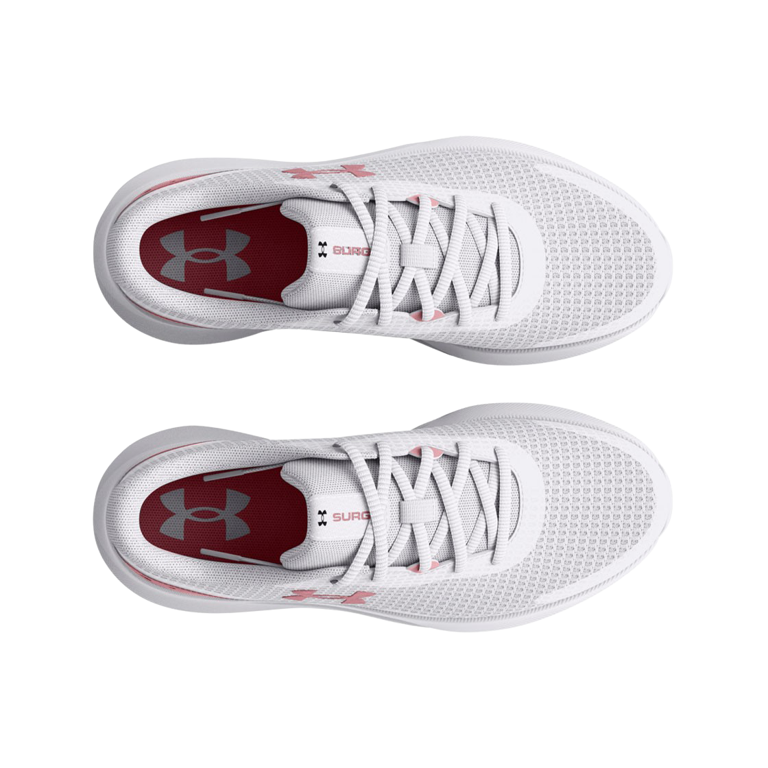 W 언더아머 Ua 서지 3 화이트 핑크 엘릭서 Under Armour Kream