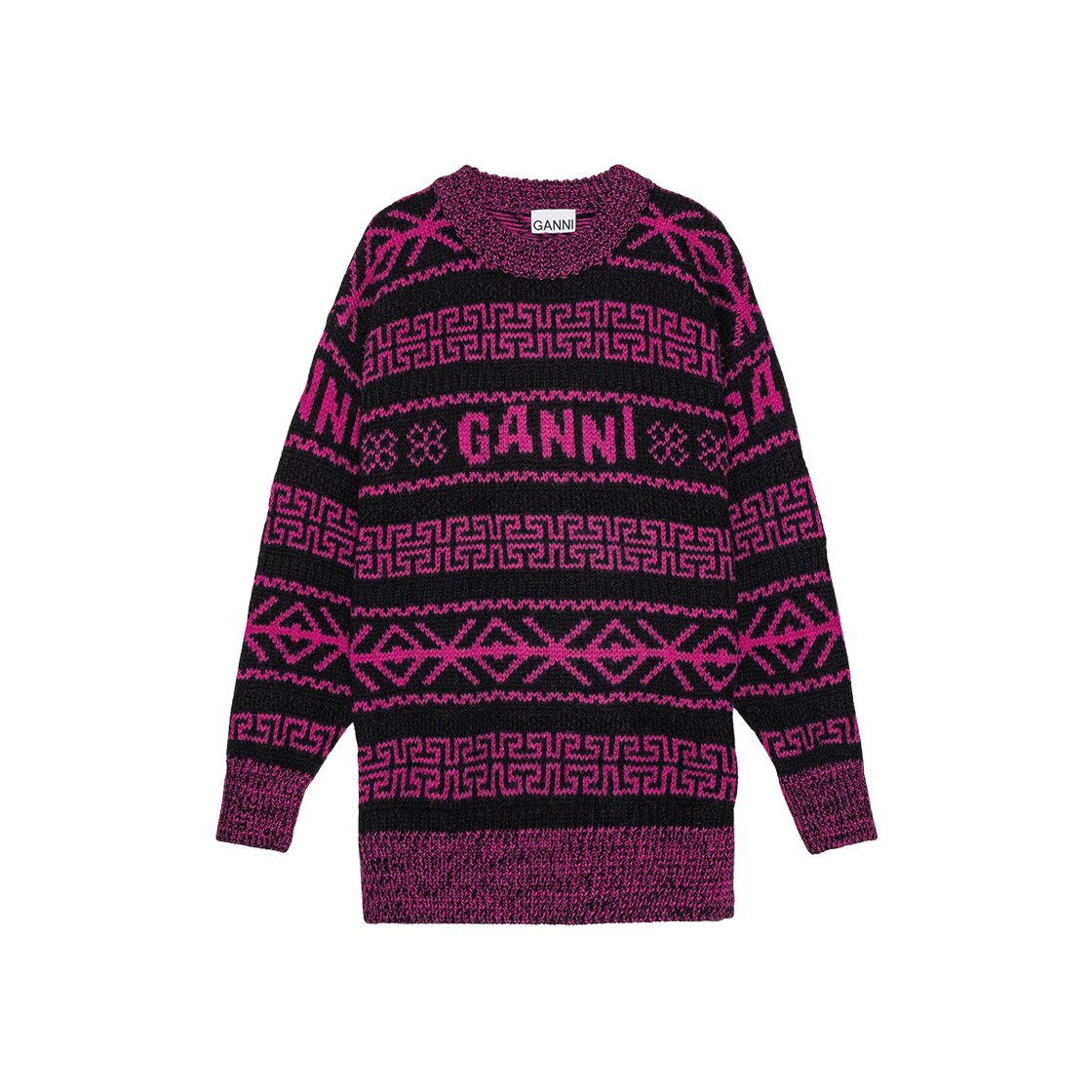 (W) 가니 울 풀오버 피지 플라워 | Ganni | KREAM