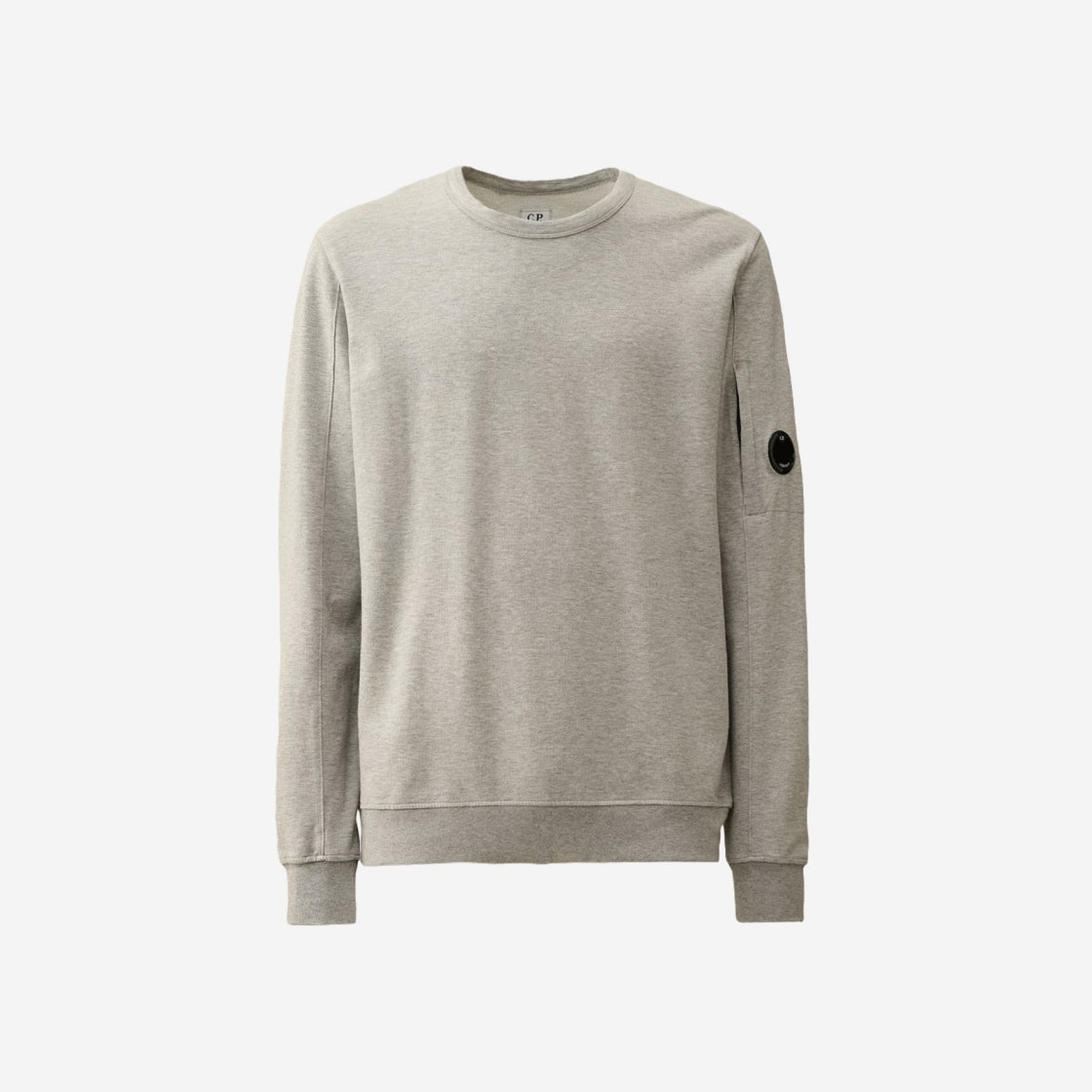 C.P. 컴퍼니 라이트 플리스 스웨트셔츠 그레이 멜란지 - 24SS | C.P. Company | KREAM