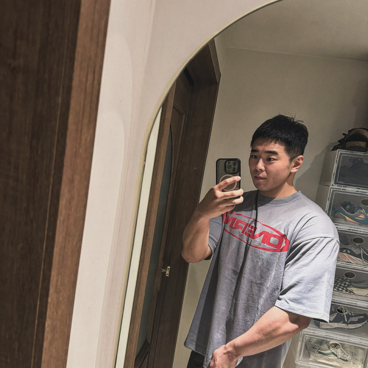 원알엠 PAN 오버핏 얼티밋 그레이 | KREAM