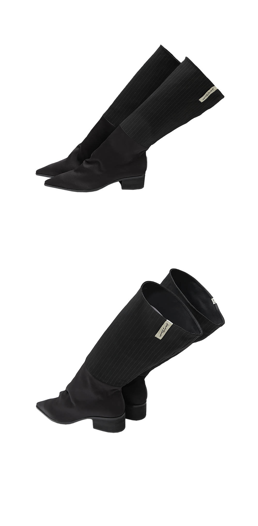 네거티브쓰리 우먼 키메라 부츠 24 스트라이프드 블랙 | NegativeThree | KREAM