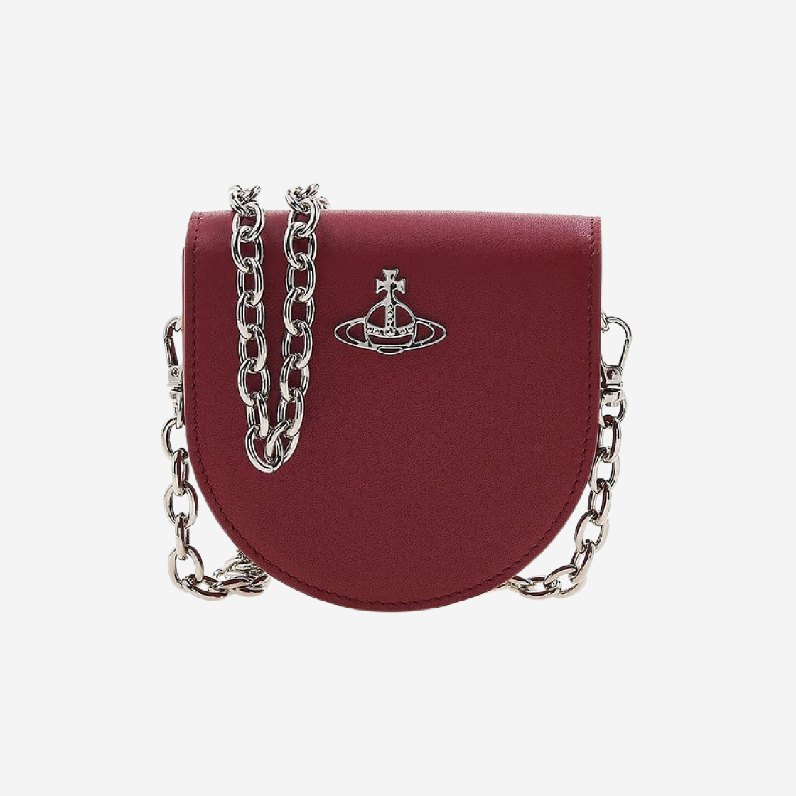 비비안 웨스트우드 스무스 레더 나노 새들 크로스바디백 레드 | Vivienne Westwood | KREAM