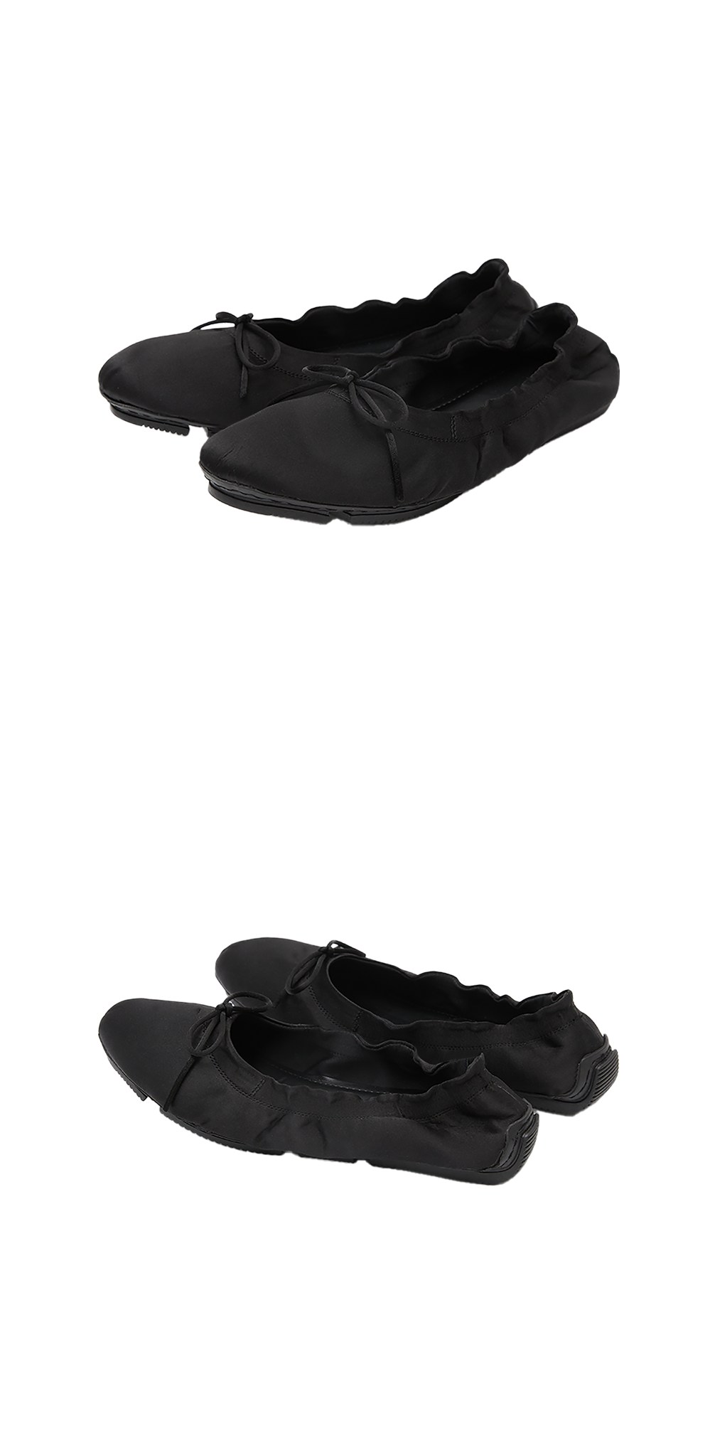 네거티브쓰리 우먼 드라이빙 리본 플랫 블랙 | Negative Three | KREAM