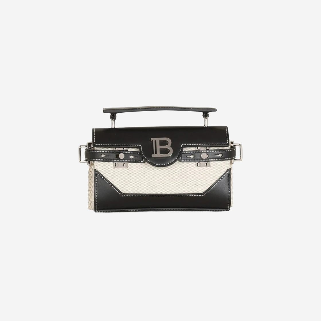 발망 스무스 레더 B-버즈 19 캔버스백 화이트 | Balmain | KREAM