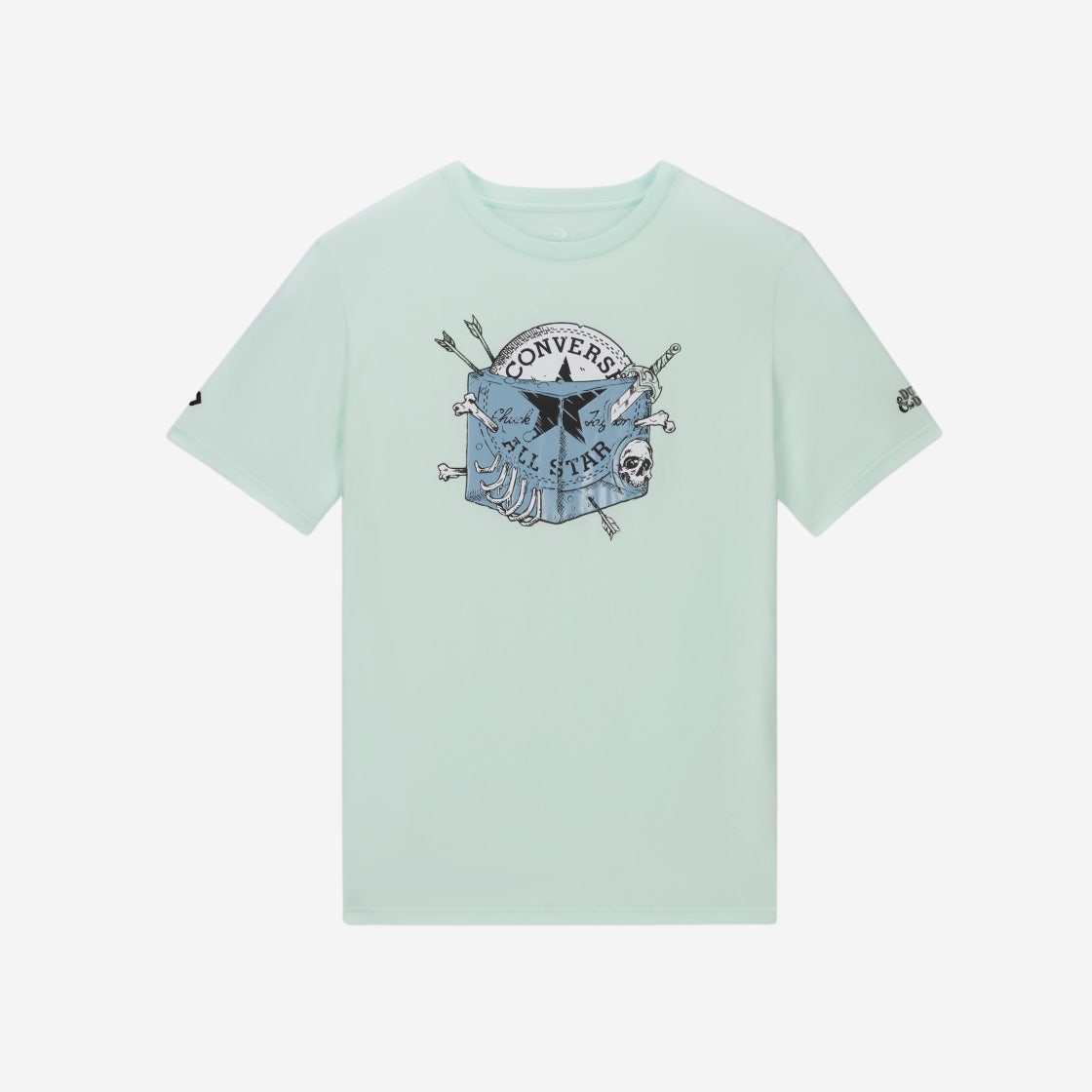 컨버스 x 던전 앤 드래곤 젤라티너스 큐브 티셔츠 베어리 그린 | Converse | KREAM