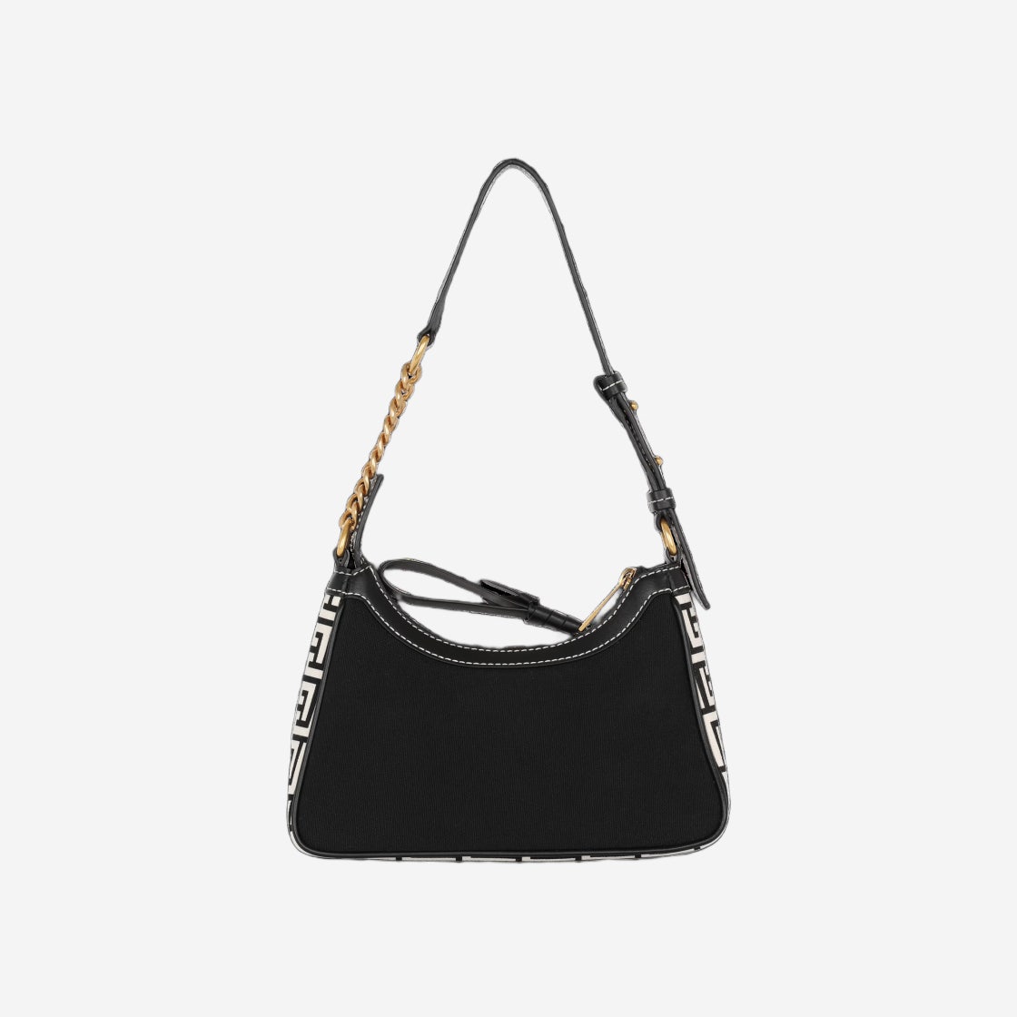 발망 B-아미 모노그램 캔버스 스무스 레더 핸드백 블랙 | Balmain | KREAM