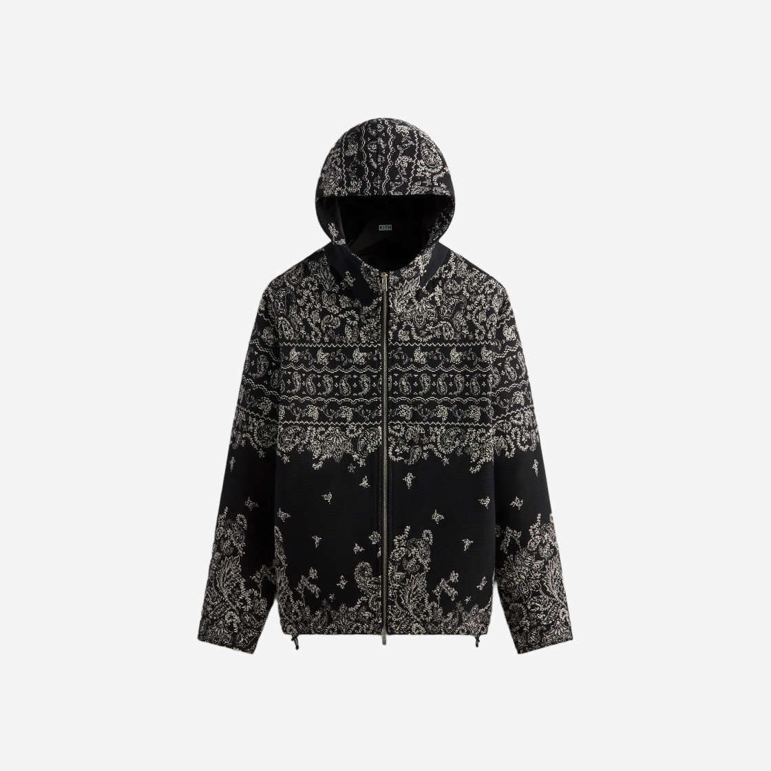 키스 101 브레이든 태피스트리 풀 집 후디 블랙 Kith Kream