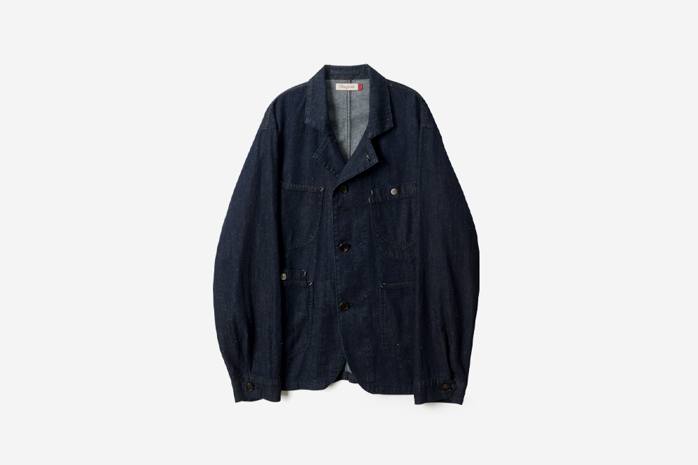아마이유우츠 네프 데님 커버올 자켓 인디고 | Amaiyuutsu | KREAM