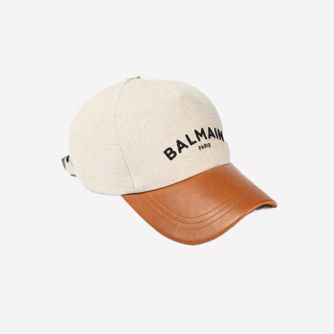 (W) 발망 로고 코튼 캡 베이지 | Balmain | KREAM