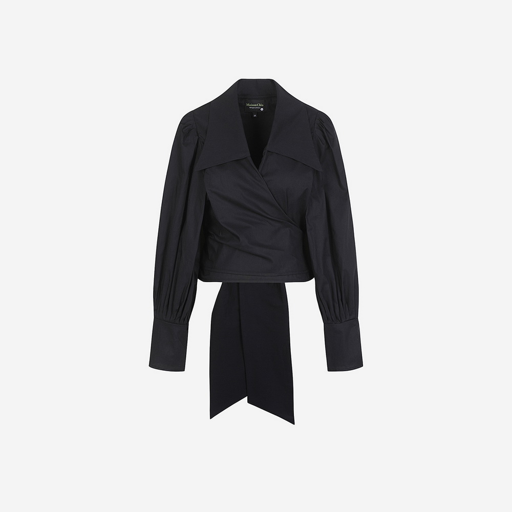 메종 클레오 우먼 줄리 블라우스 블랙 | Maison Cleo | KREAM