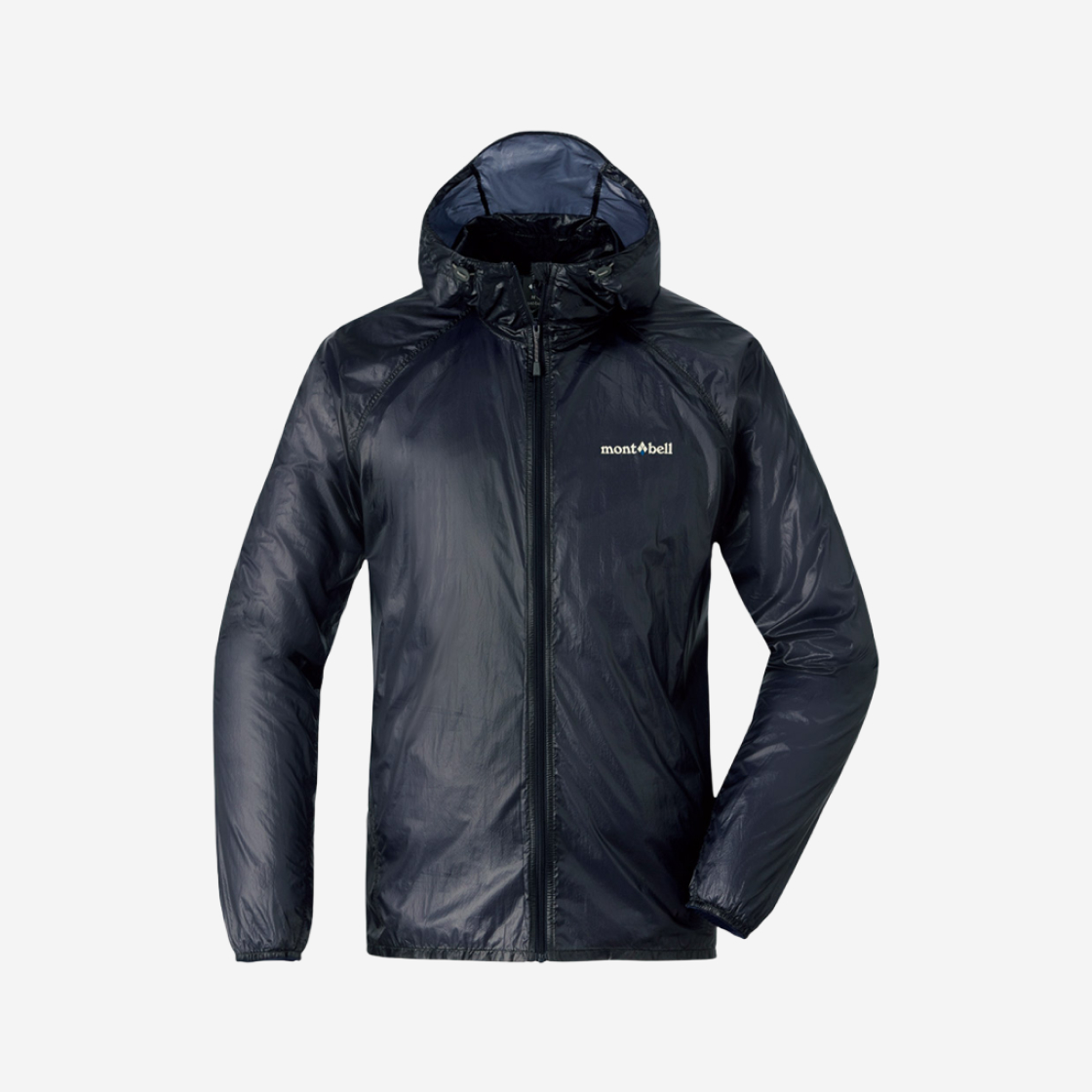 몽벨 EX 라이트 윈드 후드 자켓 그래파이트 블루 | Montbell | KREAM