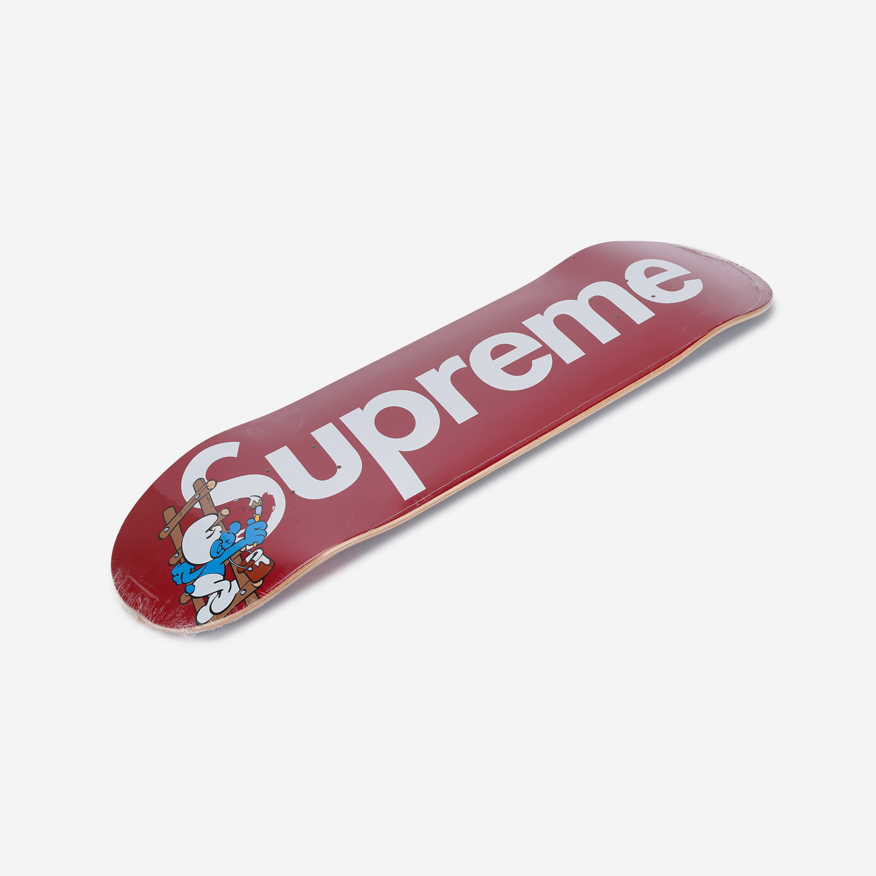 슈프림 스머프 스케이트보드 덱 레드 - 20FW | KREAM