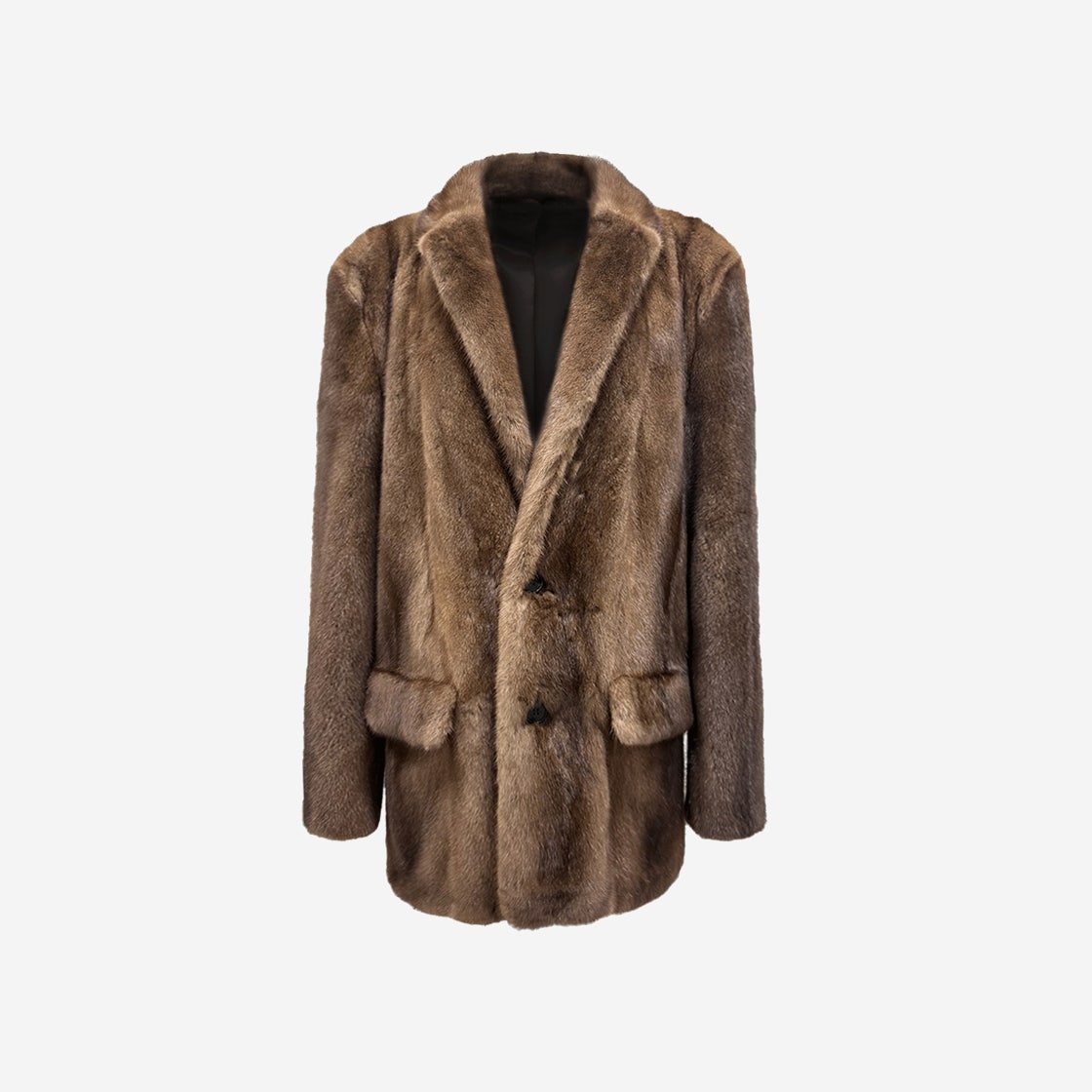 르하스 드베스 타임리스 밍크 자켓 - 브라운 | L'H.A.S | KREAM