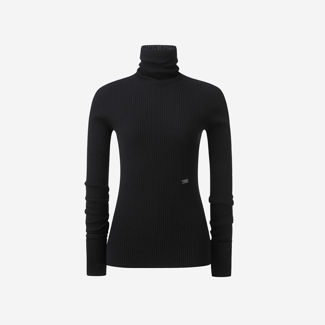 르하스 홀가먼트 울 블렌드 롱 슬리브 풀오버 - 블랙 | L'H.A.S | KREAM