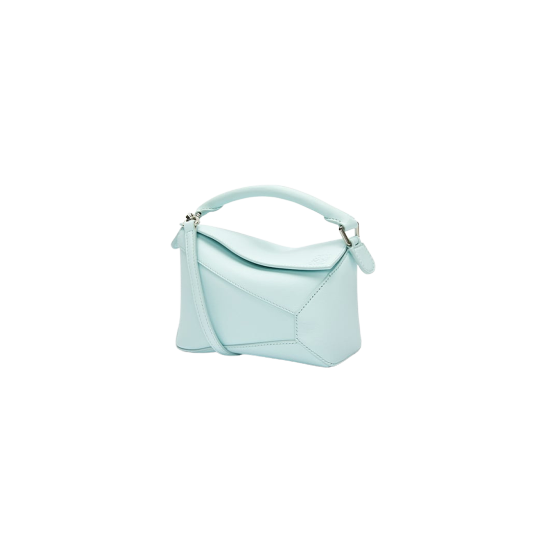로에베 미니 퍼즐 백 인 클래식 카프스킨 블루 아이스버그 Loewe Kream