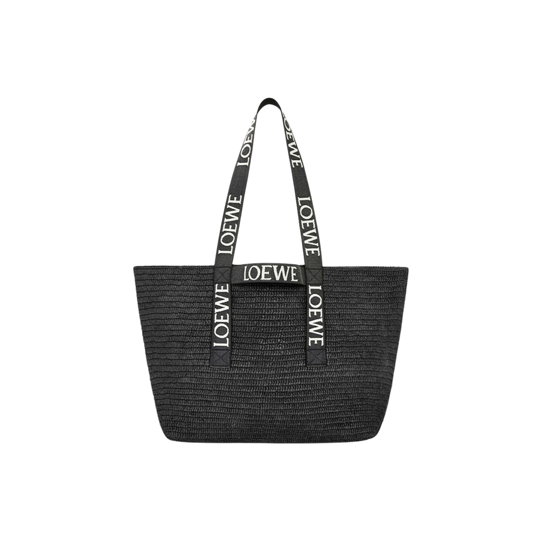 로에베 폴드 쇼퍼 인 라피아 블랙 | Loewe | KREAM