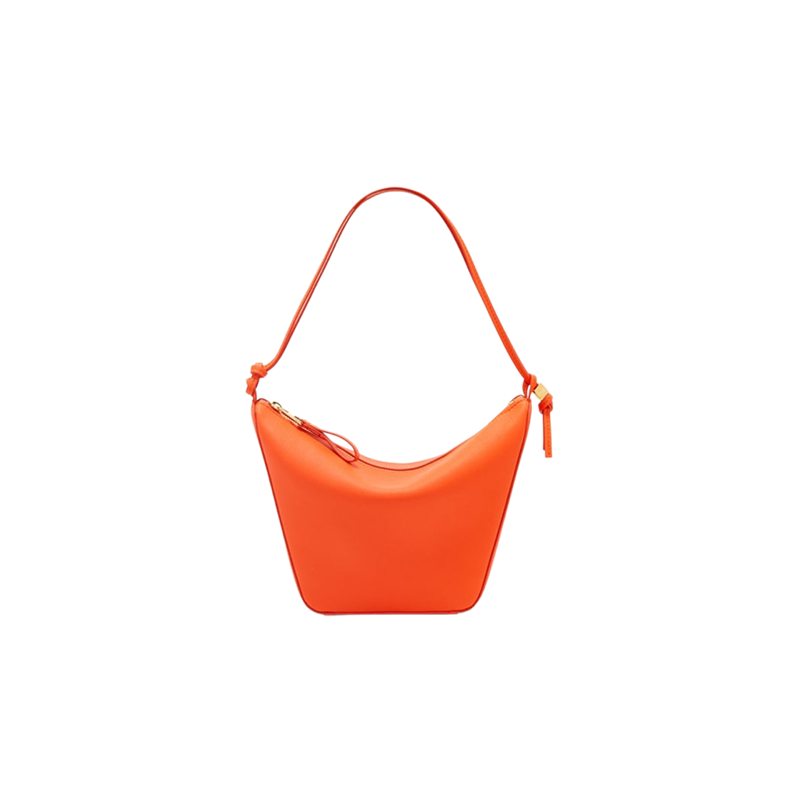 로에베 미니 해먹 호보 백 인 클래식 카프스킨 비비드 오렌지 Loewe Kream