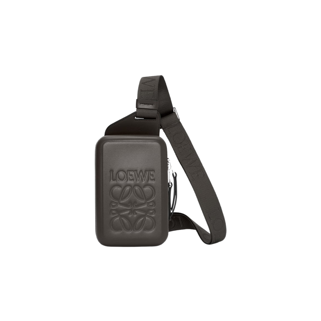 로에베 스무스 카프스킨 몰디드 슬링 다크 그레이 | Loewe | KREAM