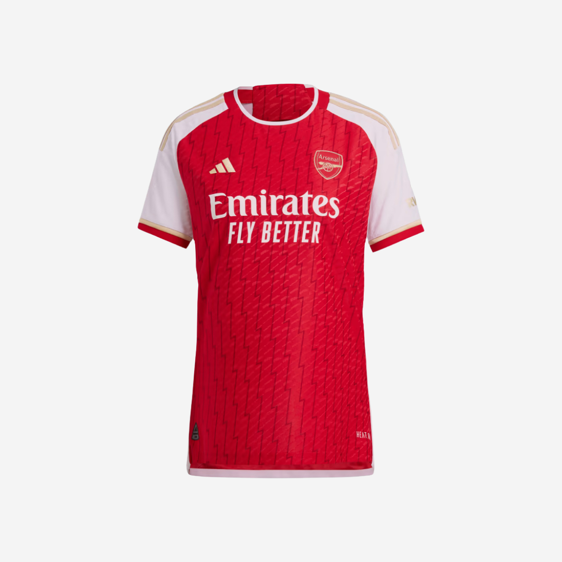 아디다스 아스날 2023/24 홈 어센틱 저지 베러 스칼렛 화이트 - US 사이즈 (논 마킹 버전) | Adidas | KREAM