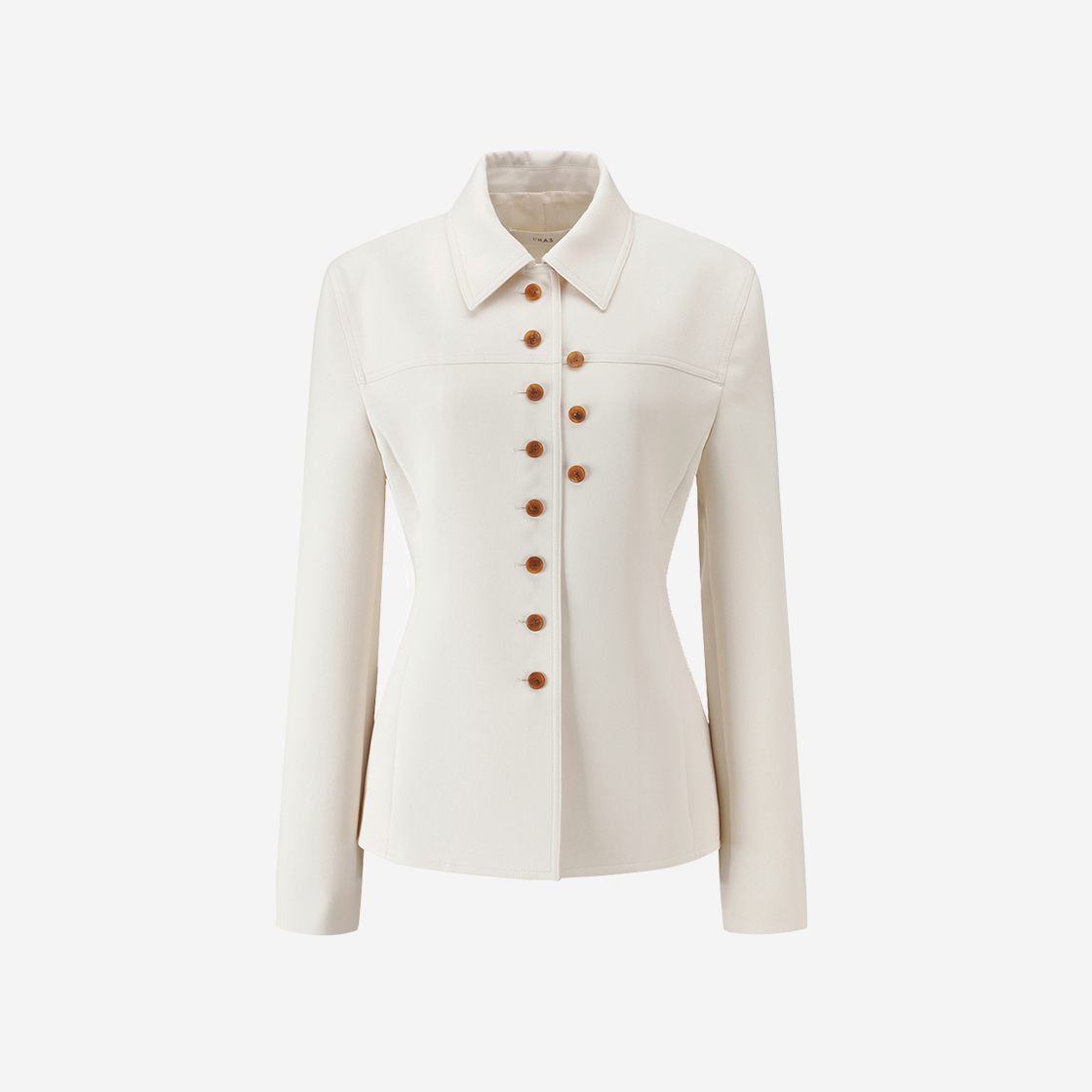 르하스 클래식 버튼 셔츠 자켓 - 아이보리 | L'H.A.S | KREAM