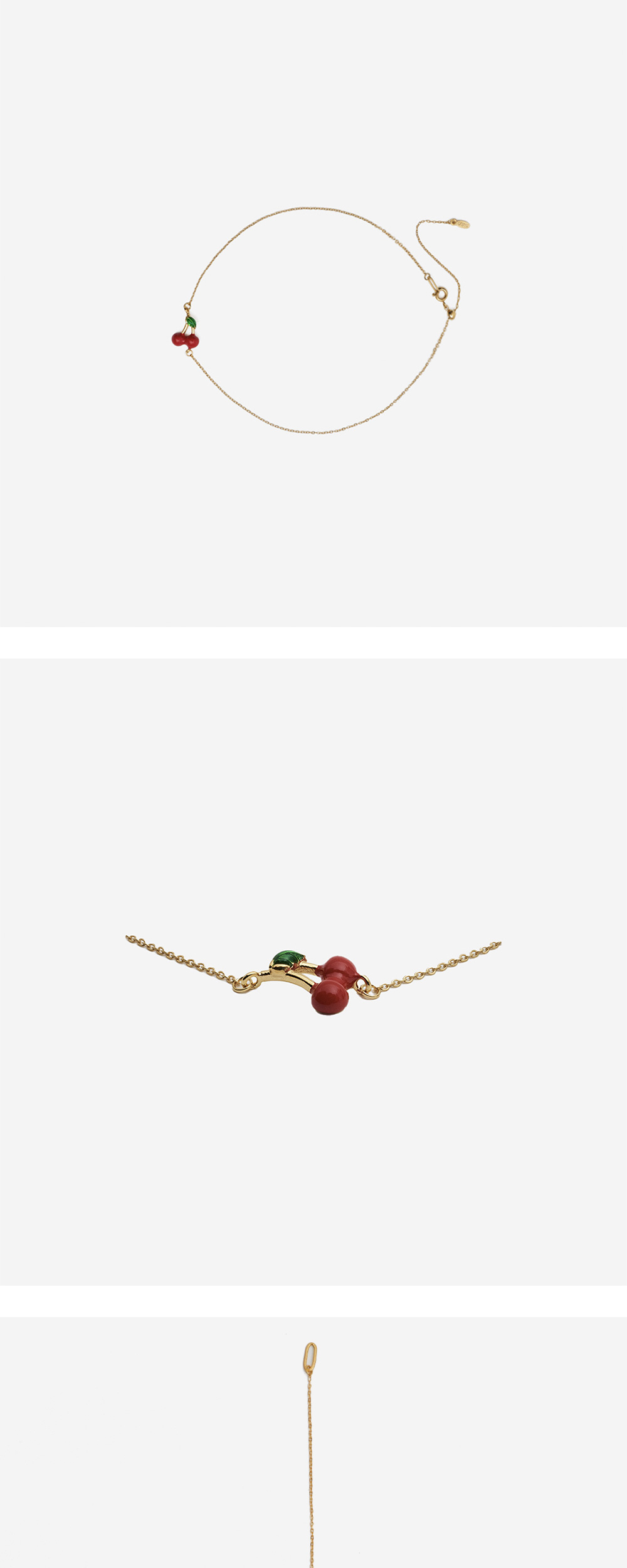 베지터블 플라워 스튜디오 체리 컬러 앵클릿 레드 | VEGETABLE FLOWER STUDIO | KREAM